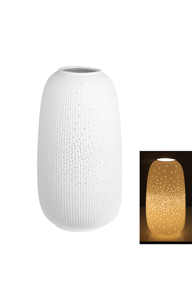 Temple Porcelain Bisque Bullet Lamp Large – Core Lifestyle Store