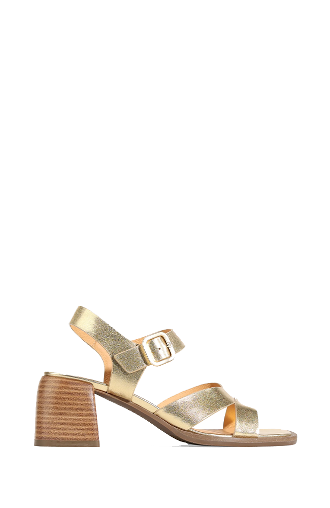 Isoken Block Heel - Champagne by EOS – Core Lifestyle Store
