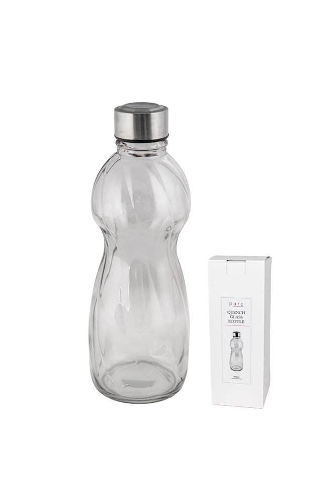 Quench Glass Water Bottle - Grey by Swing Gifts – Core Lifestyle Store