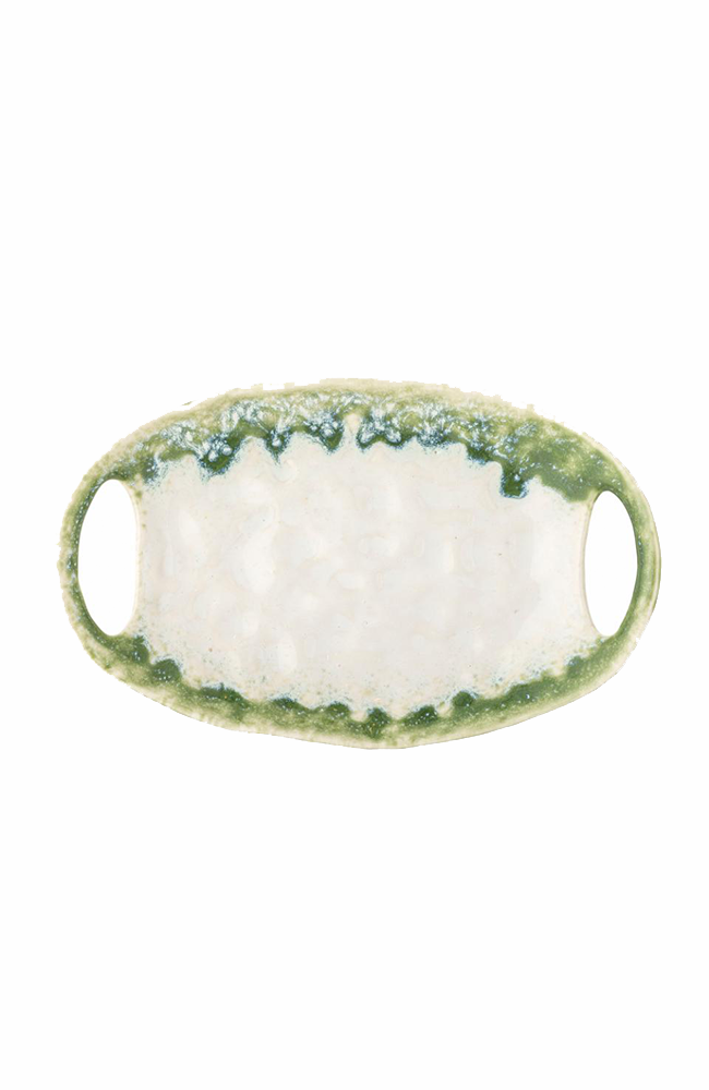 Prim Serving Plate, Green, Stoneware Small by Bloomingville – Core ...